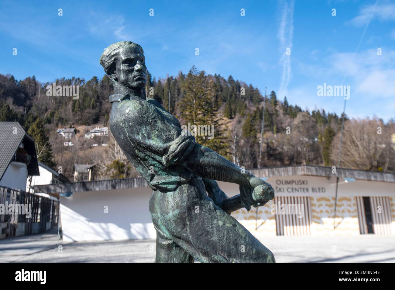 Olympic Rowing Center, Lake Bled, Slovenia Stock Photo - Alamy