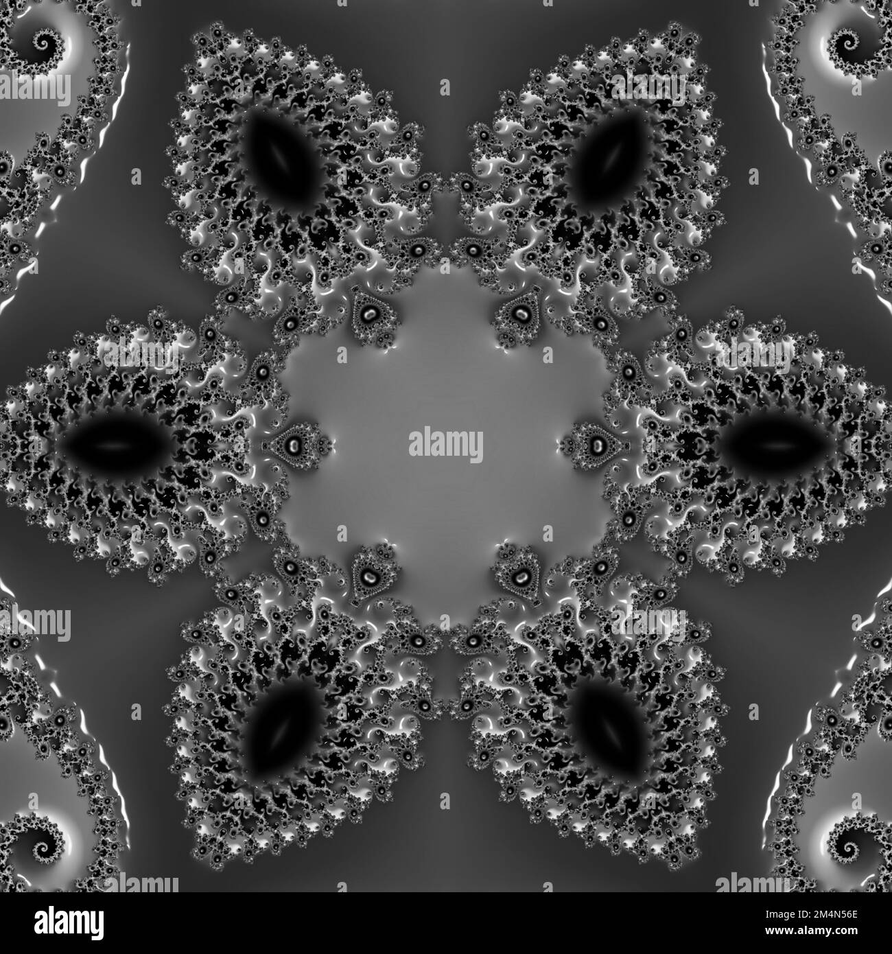 Abstract Computer generated Fractal design. A fractal is a never-ending ...