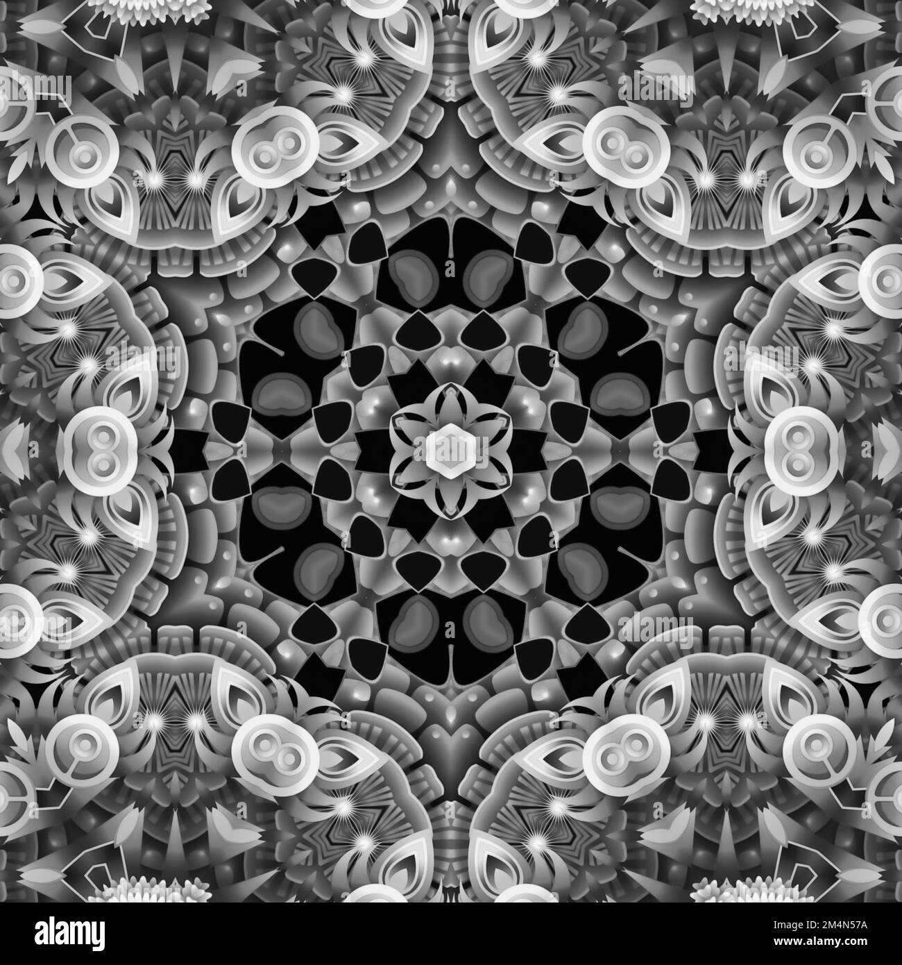 Abstract Computer generated Fractal design. A fractal is a never-ending ...