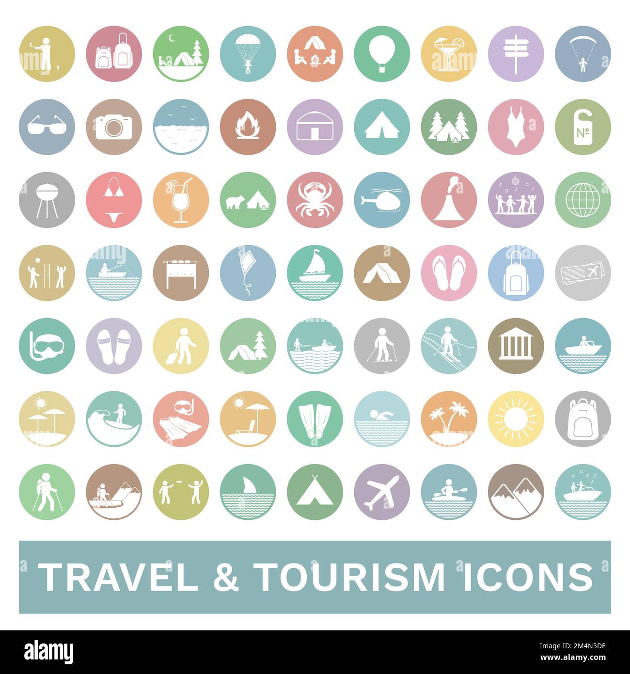 Travel and tourism icon set. Vector Stock Vector Image & Art - Alamy