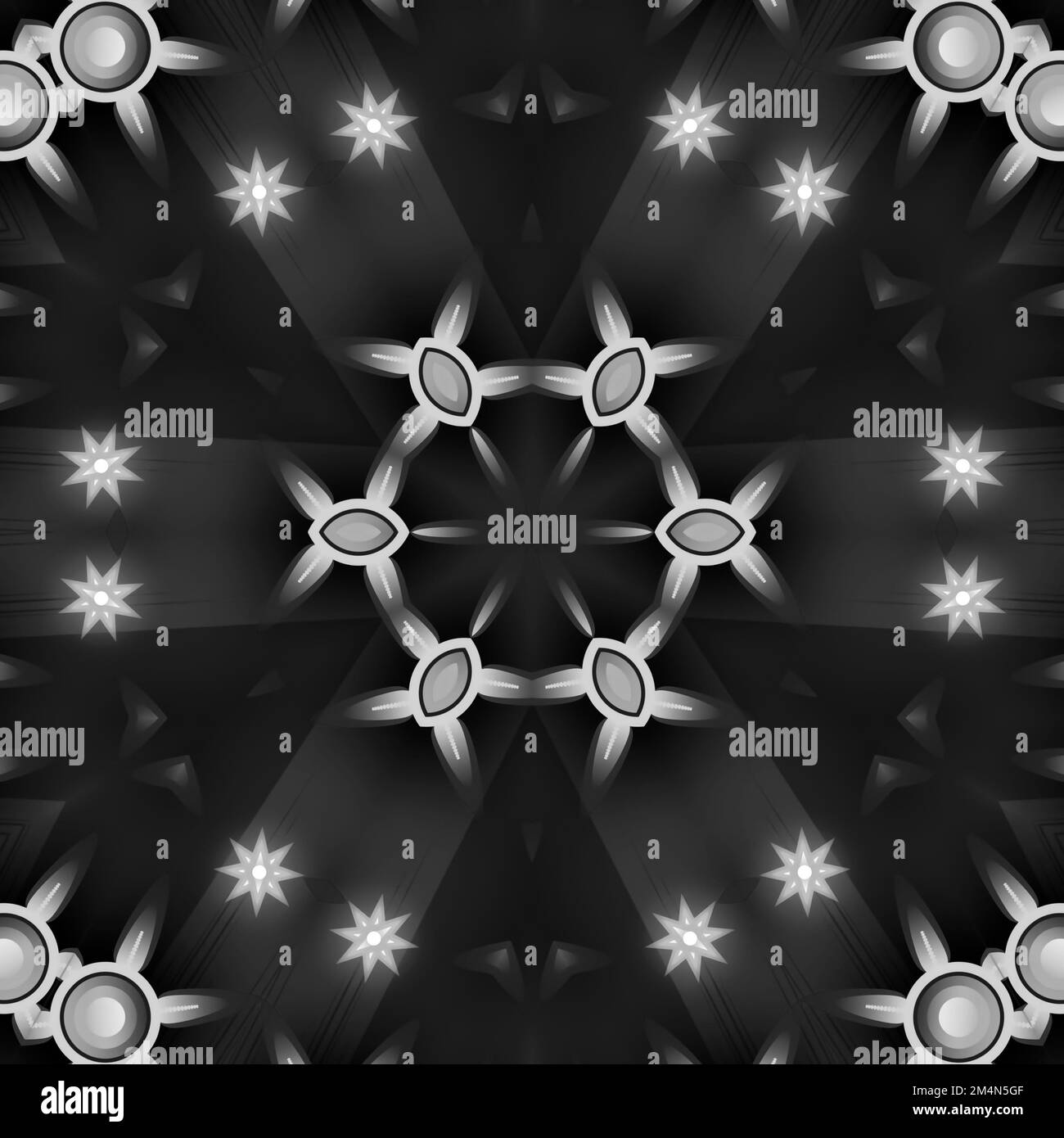 Abstract Computer generated Fractal design. A fractal is a never-ending ...