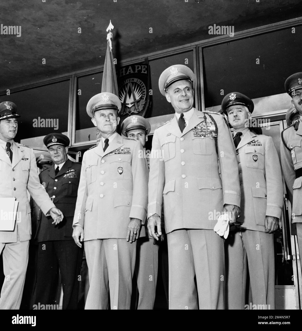 SHAPE Handover Ceremony (Handover of SHAPE Command). Photographs of ...