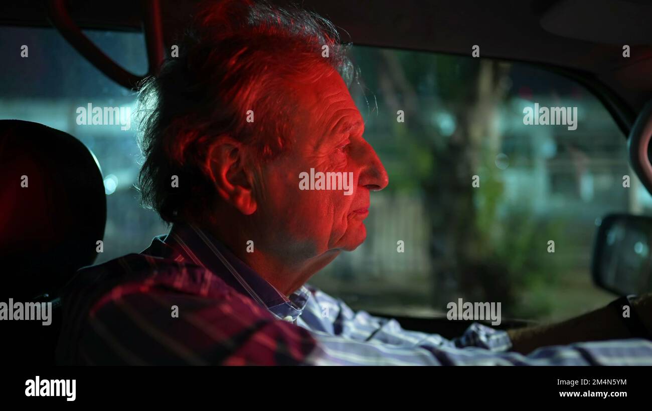 Older male face movement hi-res stock photography and images - Alamy