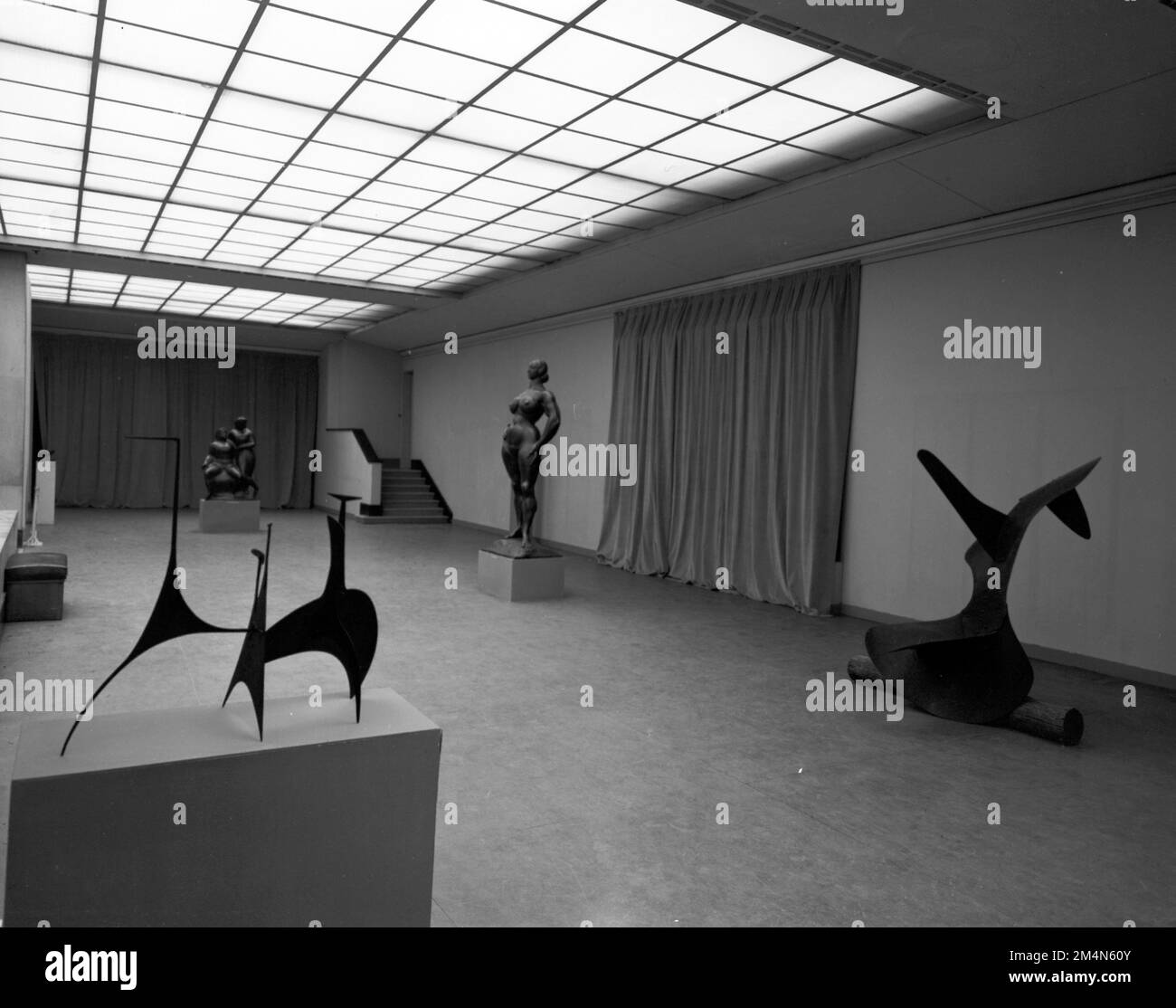 "50 Years of US Art" Exhibit (Lay-out of the exhibit, Museum of Modern ...