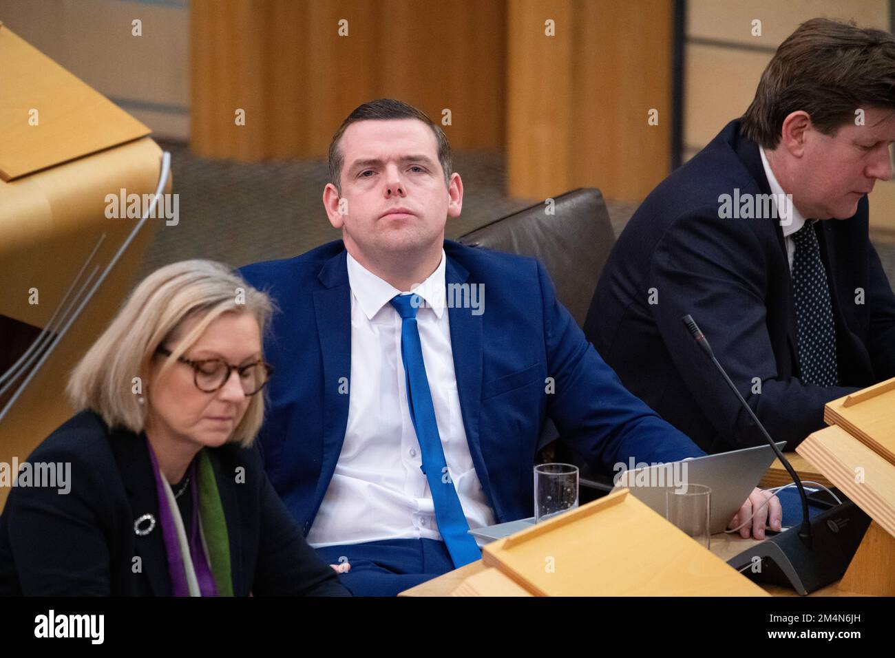 Edinburgh, Scotland, UK. 22nd Dec, 2022. PICTURED: Douglas Ross MSP ...