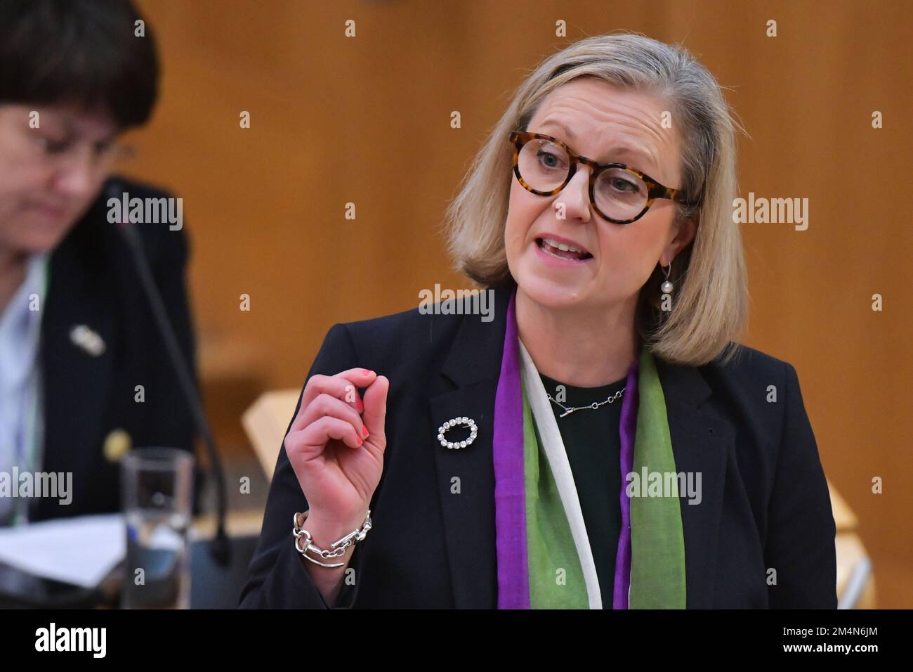 Edinburgh Scotland, UK 22 December 2022. Rachael Hamilton at the ...