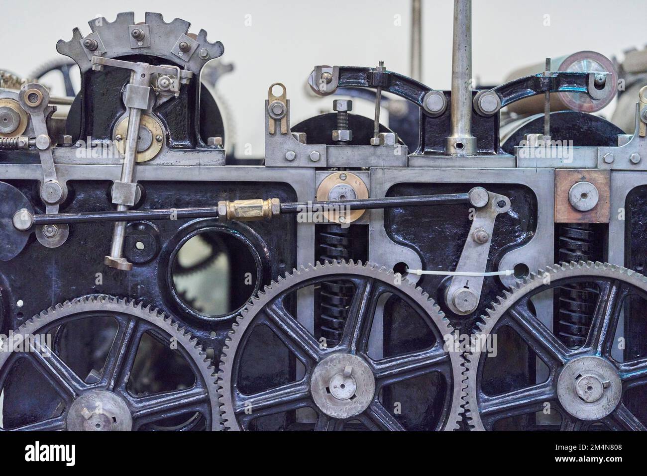 Metal Cogs and Gears. Antique Stock Photo - Alamy