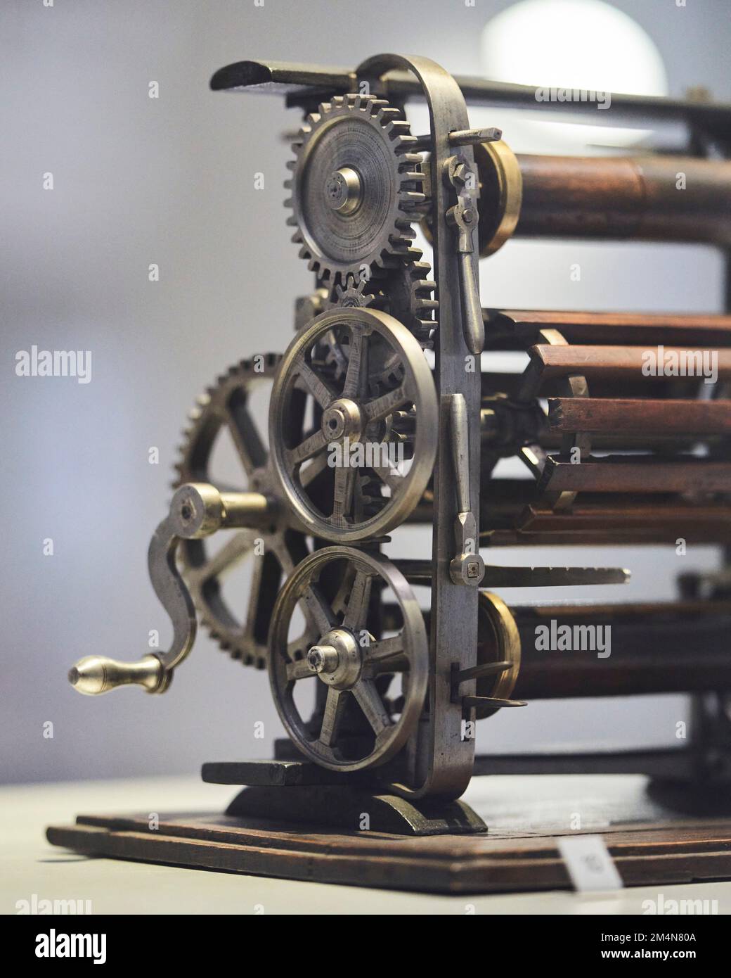 Metal Cogs and Gears. Antique Stock Photo - Alamy