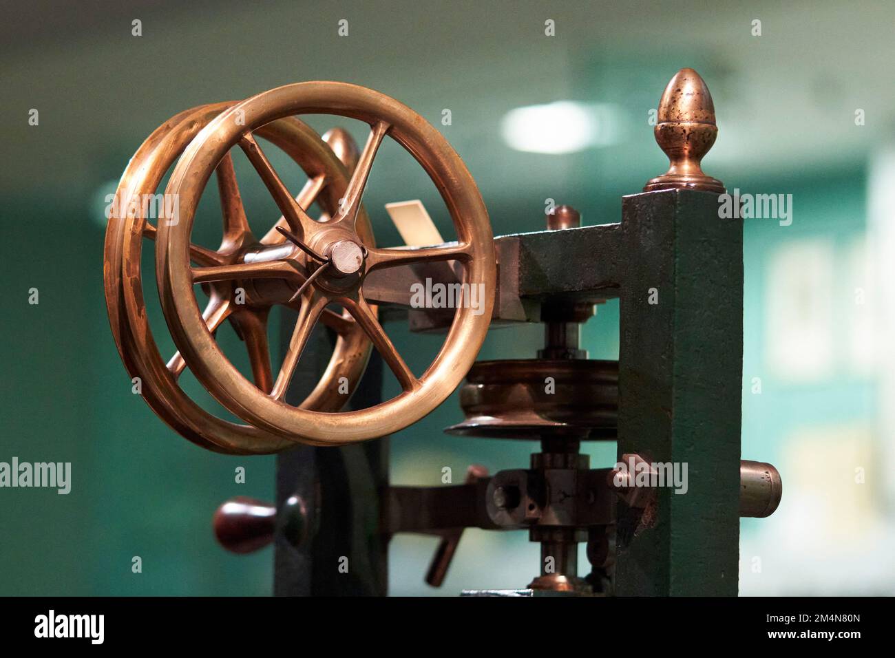 Metal Cogs and Gears. Antique Stock Photo - Alamy
