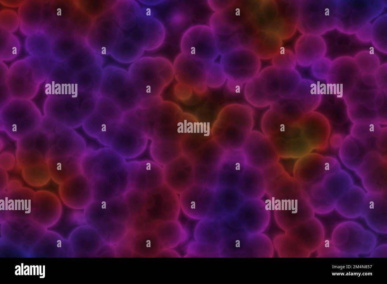 artistic modern big amount of biological bacteria computer graphic ...