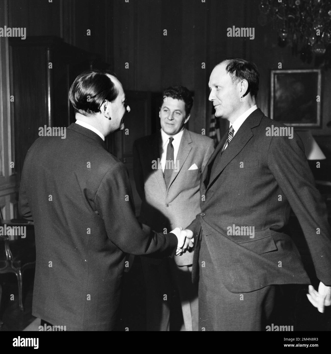 Andre Malraux, Ambassador Dillon. Photographs of Marshall Plan Programs ...