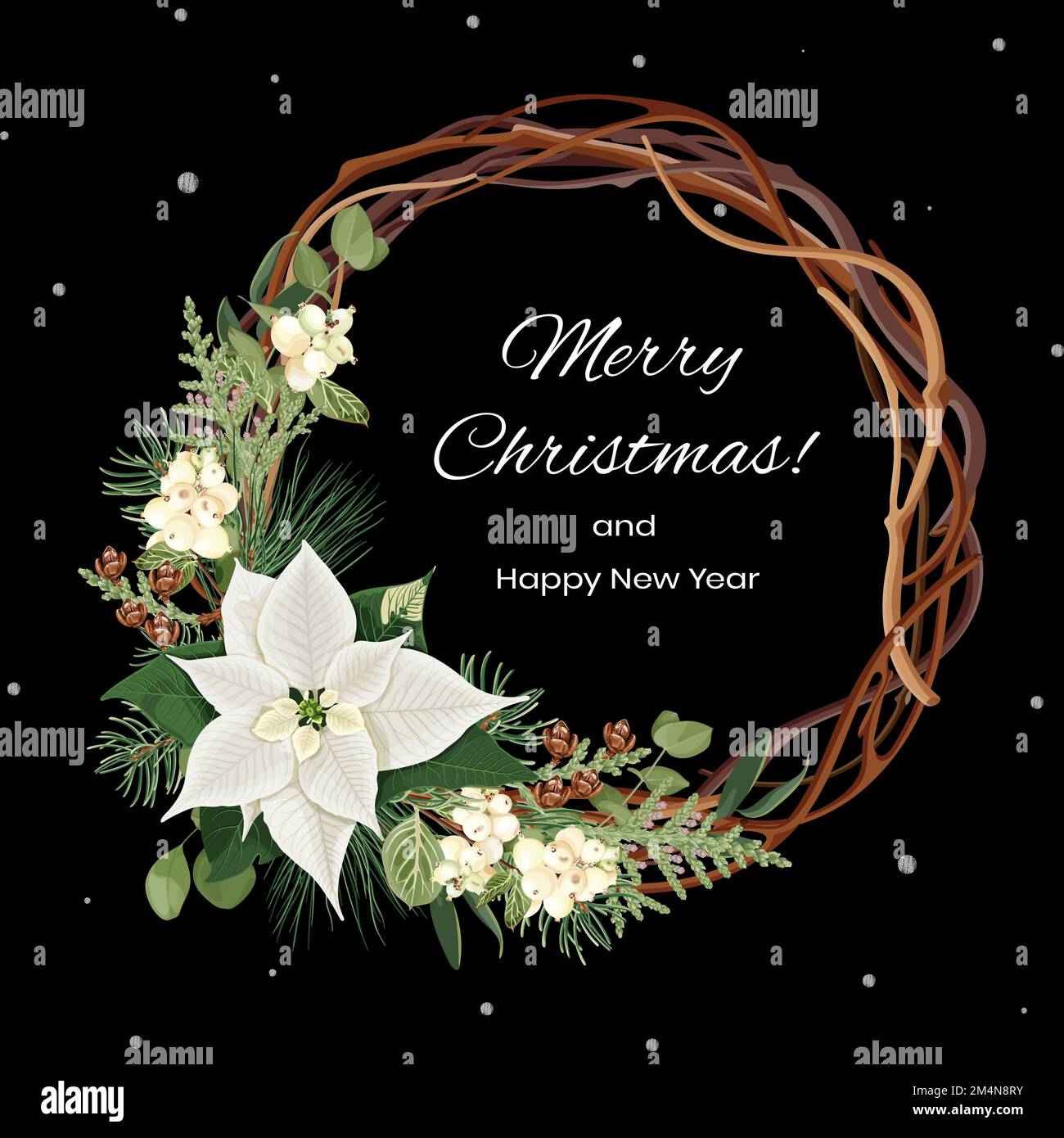 Thuja leaf Stock Vector Images - Alamy