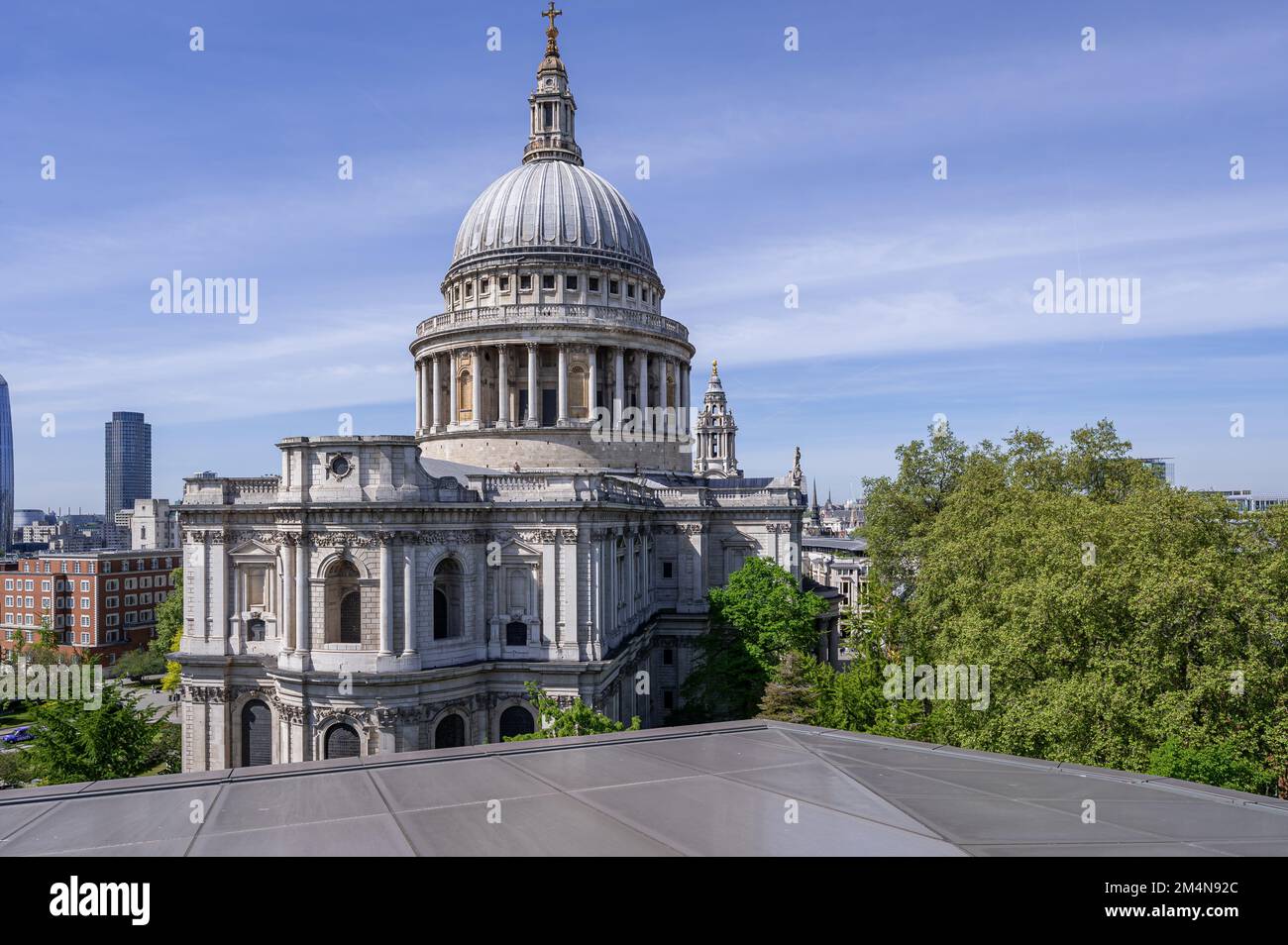 View from One New Change - St Pauls Cathedral - City of London Stock ...