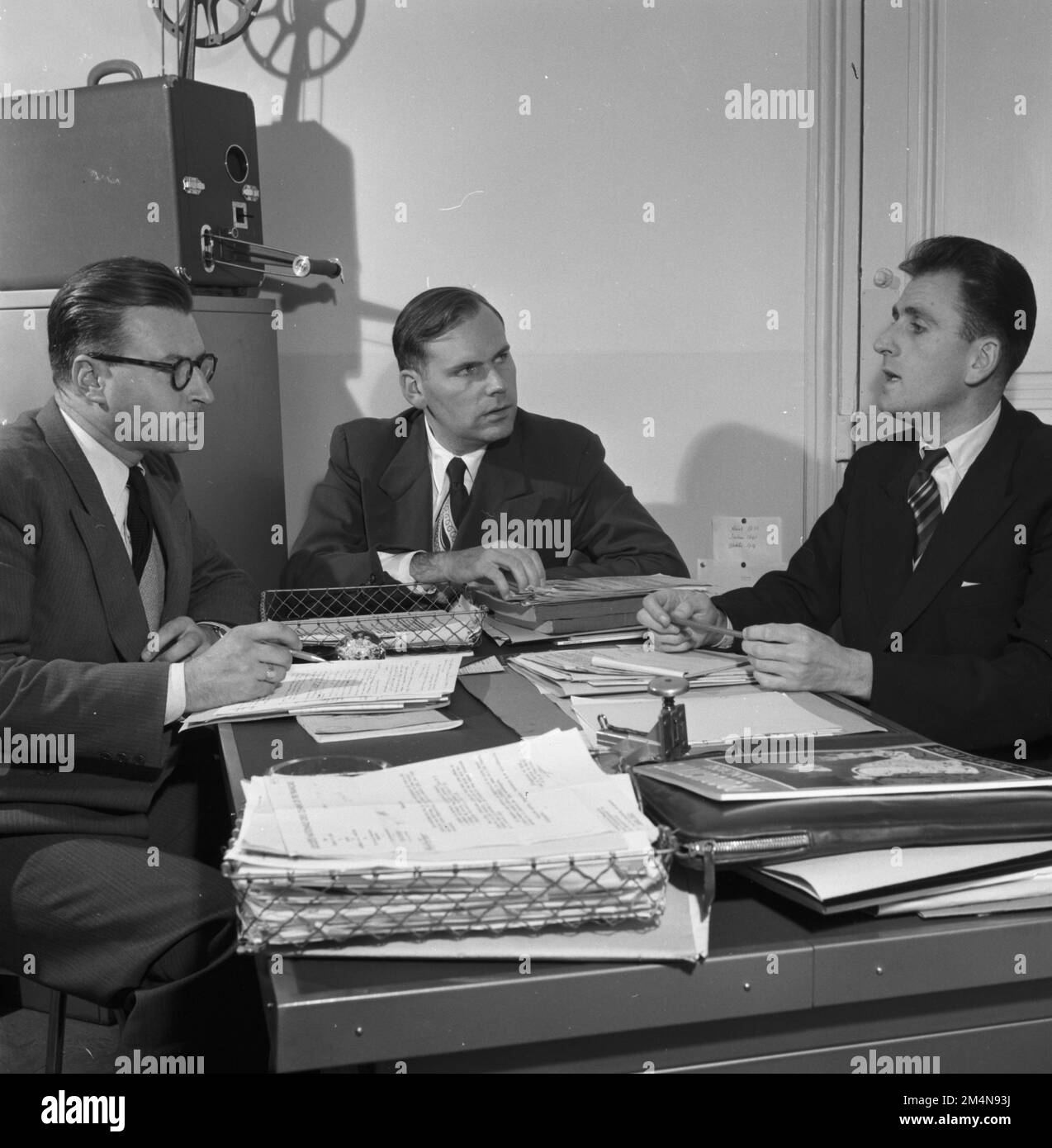 American Consultant Visits French Audio=Visual Aids Center. Photographs ...