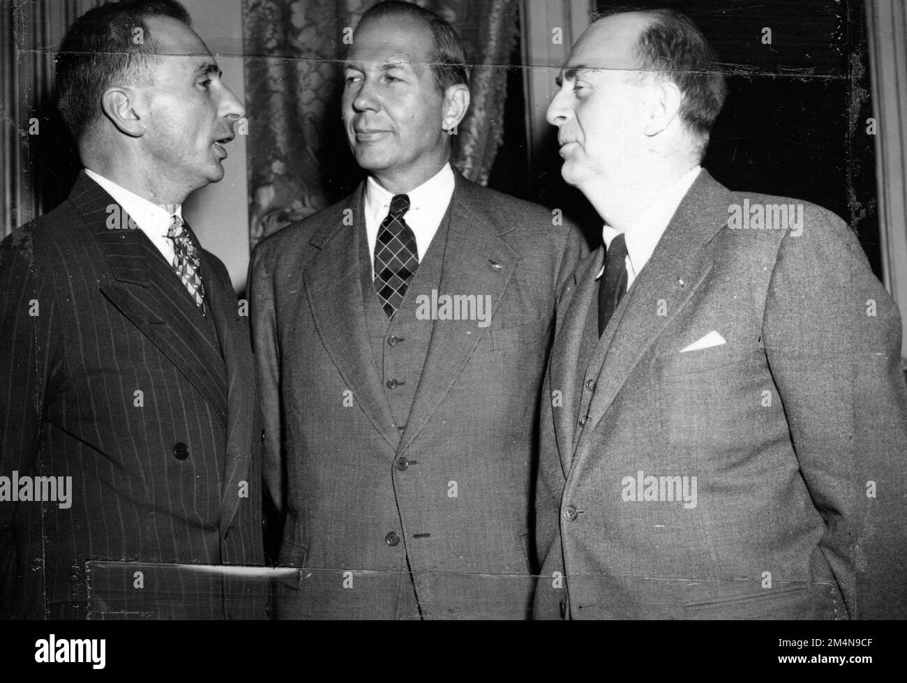 Wm. C. Foster Visits ECA Headquarters in Paris. Photographs of Marshall ...