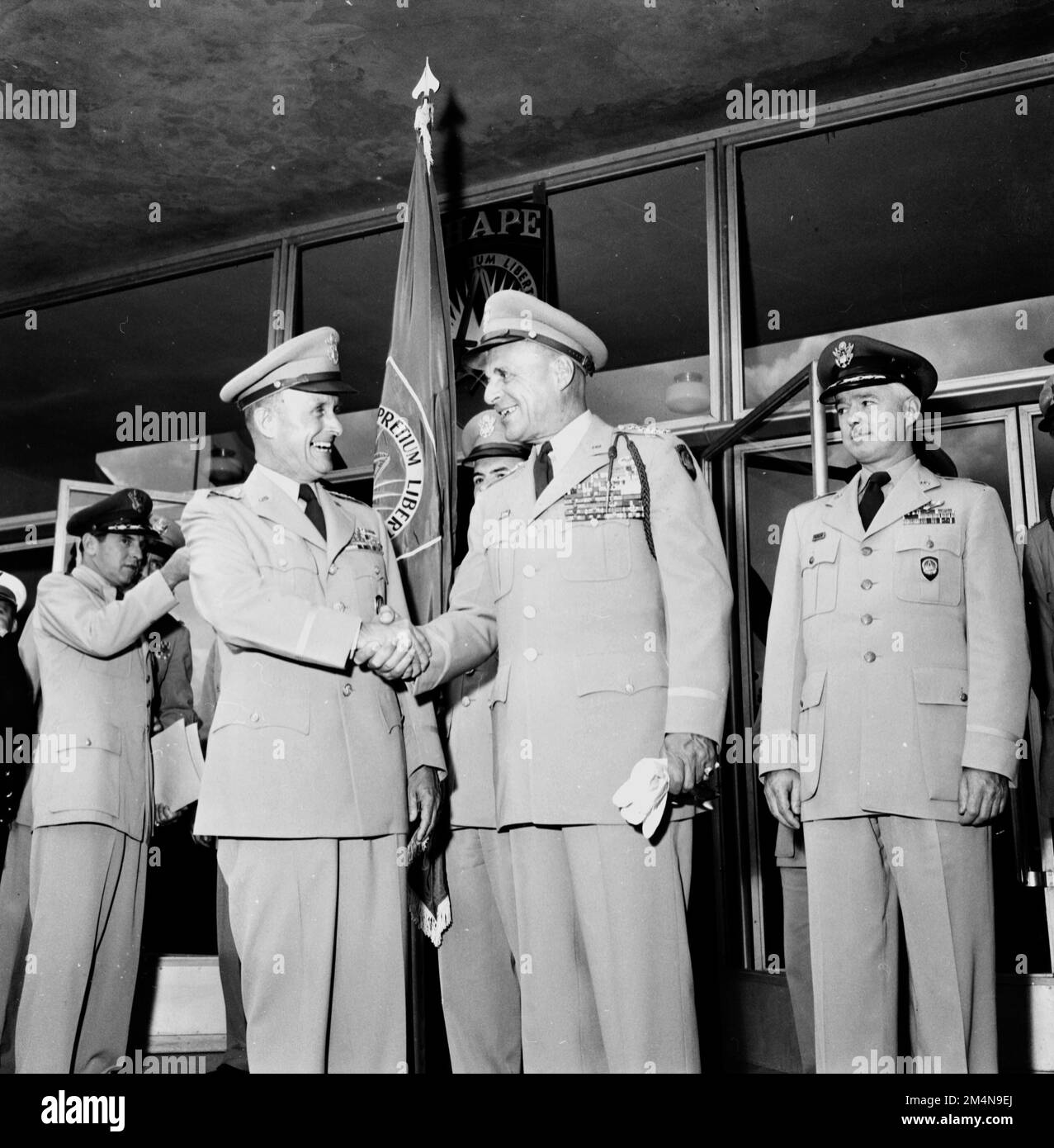 SHAPE Handover Ceremony (Handover of SHAPE Command). Photographs of ...