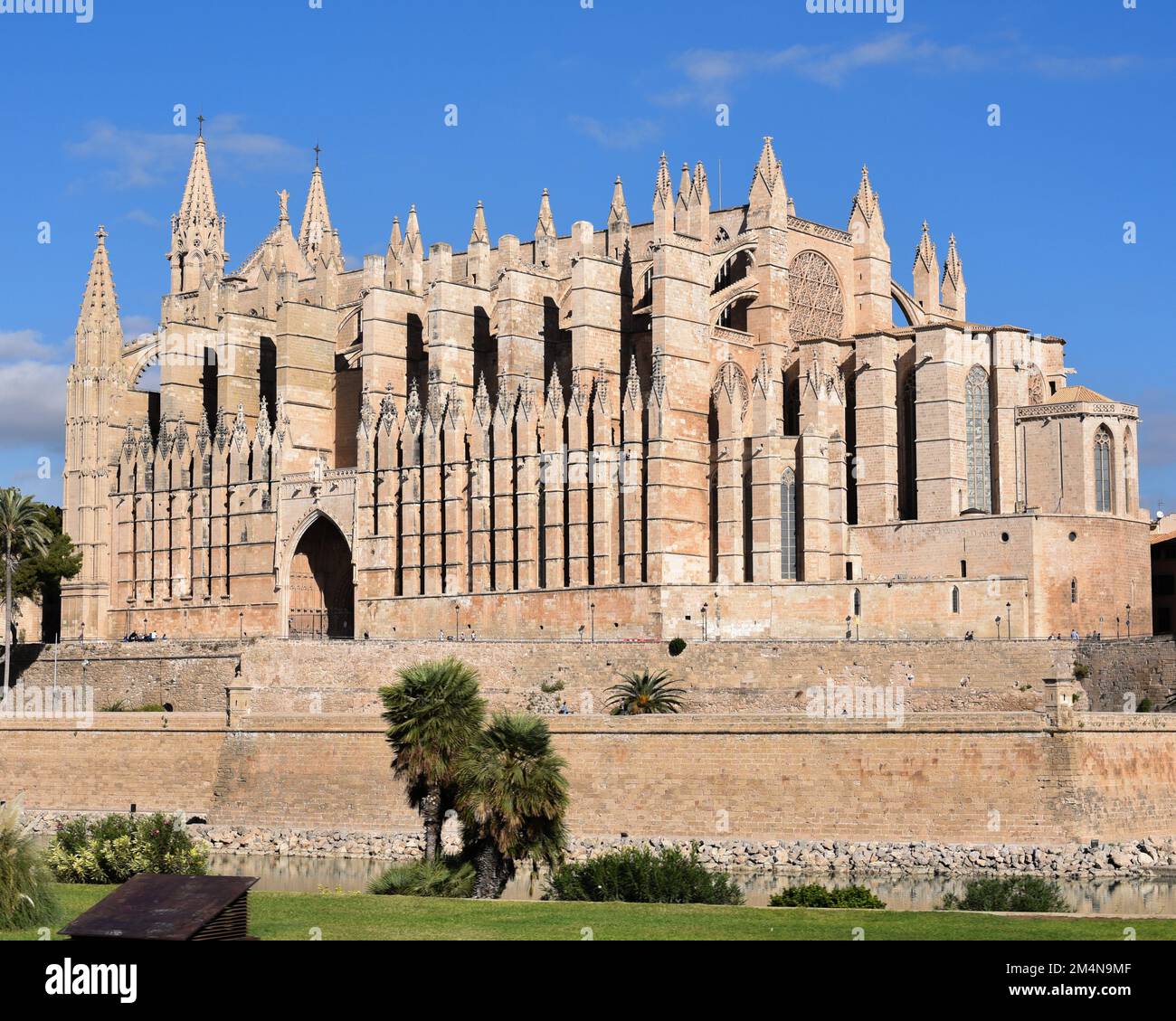 Palma de Mallorca, Spain - 7 Nov 2022: Exterior of Palma Cathedral, or ...