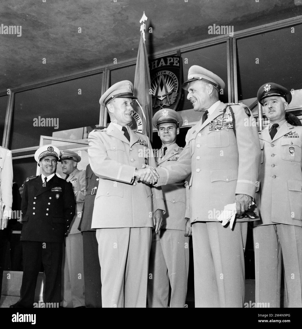 SHAPE Handover Ceremony (Handover of SHAPE Command). Photographs of ...