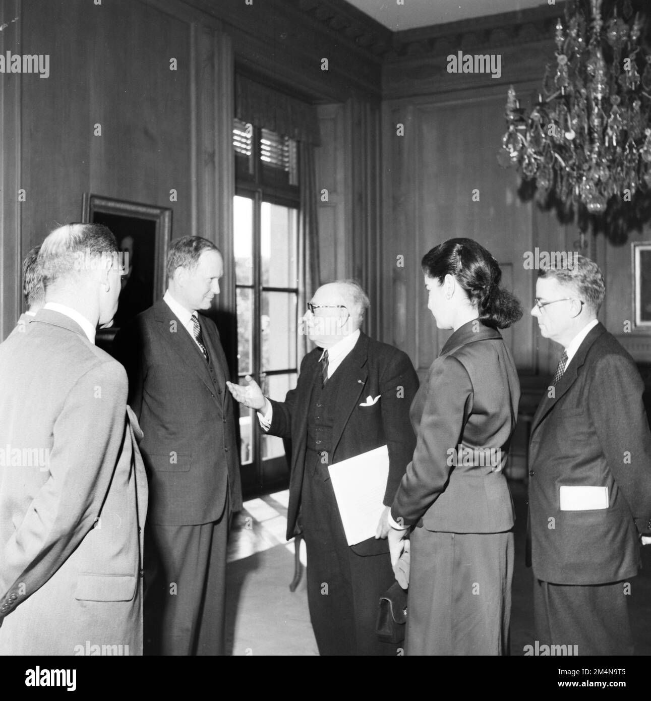 Dunoyer de Segonzac, Ambassador Dillon. Photographs of Marshall Plan ...