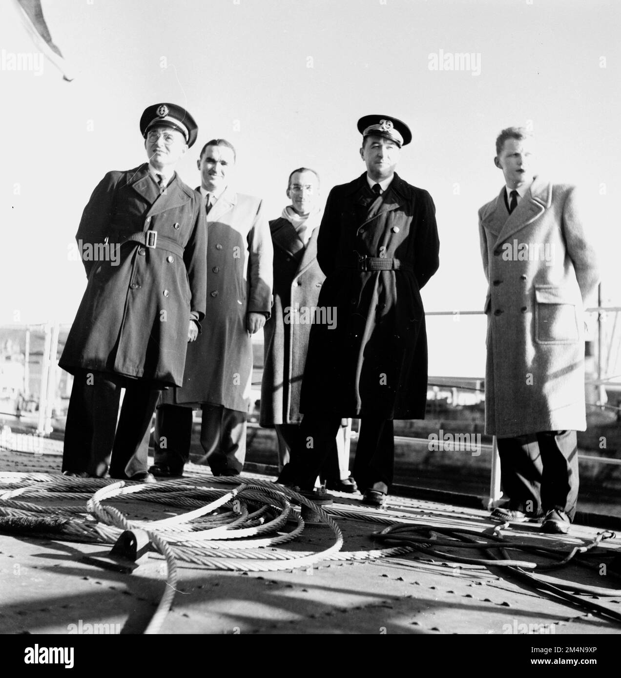 Launching of Sub-Chaser P-5. Photographs of Marshall Plan Programs ...