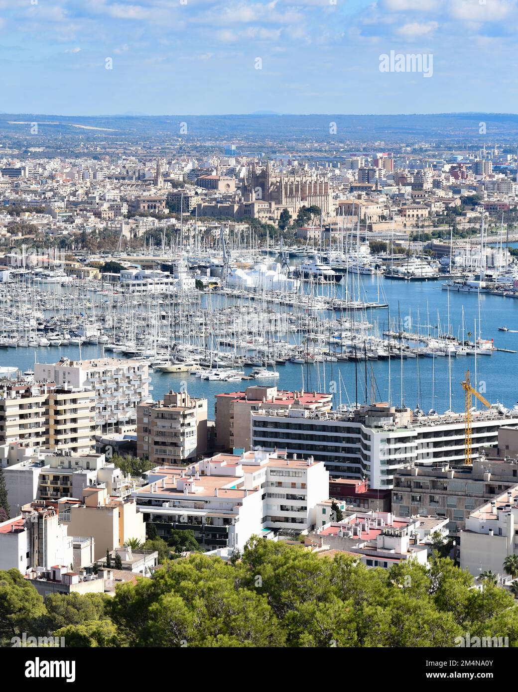 Palma de Mallorca, Spain - 8 Nov, 2022: Panoramic views of Palma from ...
