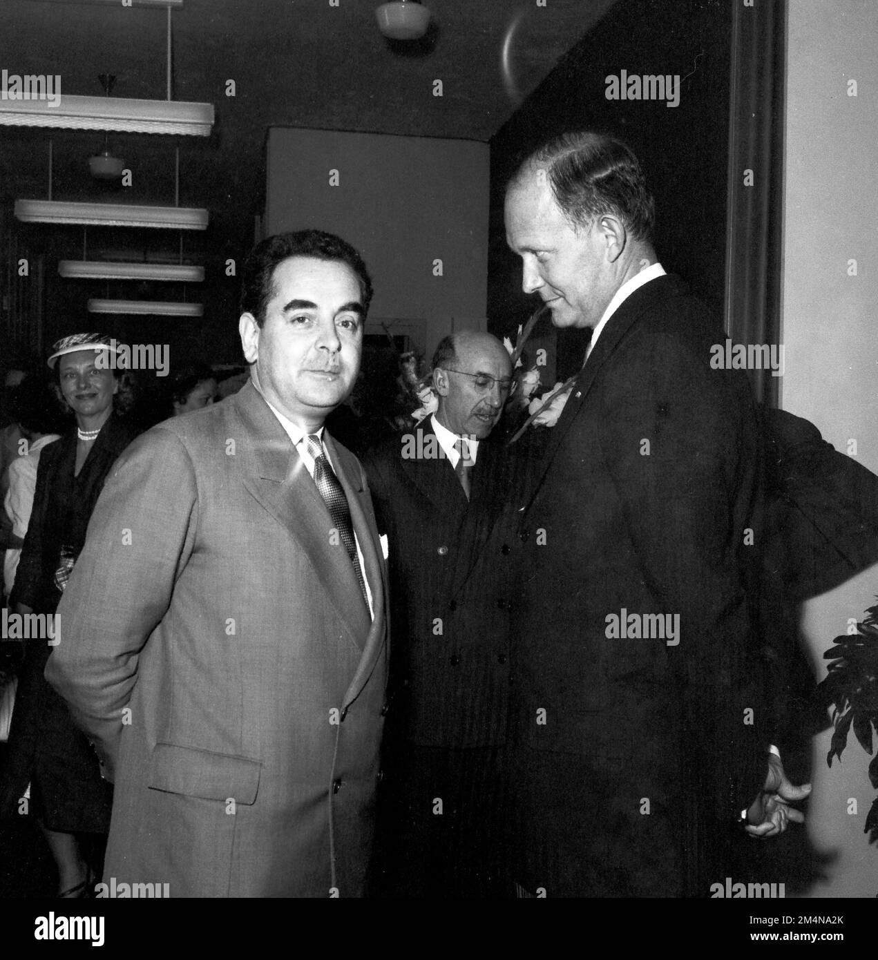 Inauguration by Douglas Dillon of New Tours PAO USIS Center ...