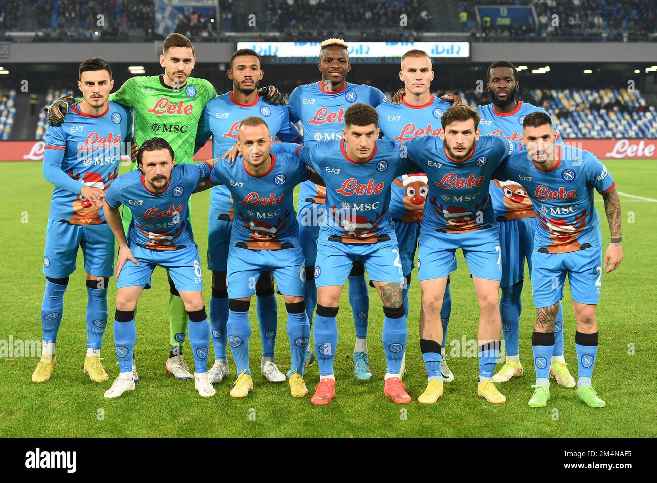 Naples, Italy. 21 Dec, 2022. Team Picture of SSC Napoli during the ...