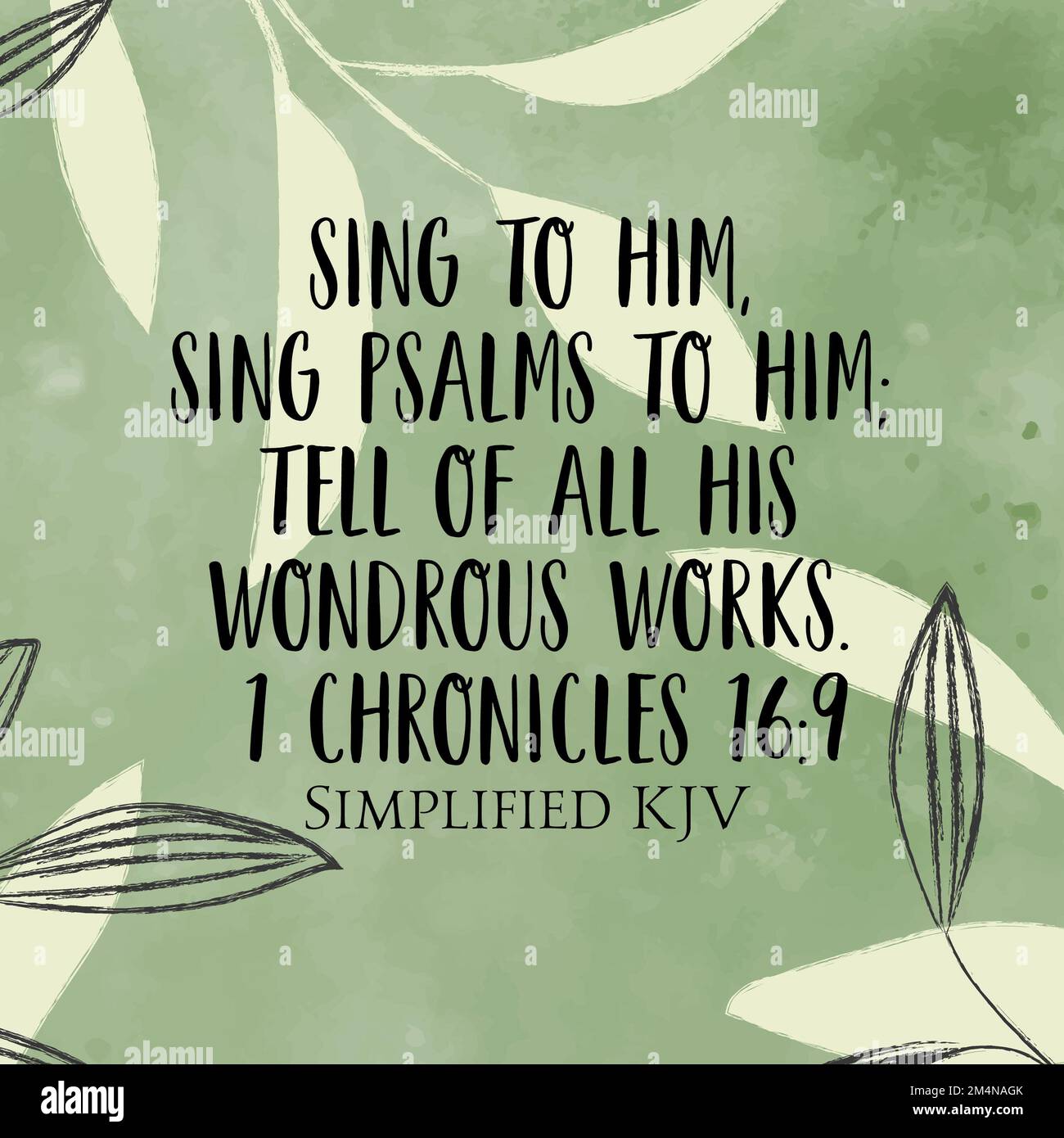 1 Chronicles 16:9 Sing to Him, sing Psalms to Him; tell of all His ...