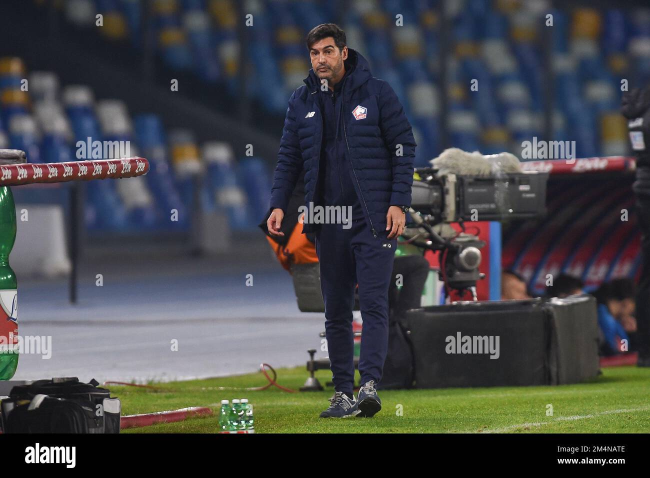 Naples, Italy. 21 Dec, 2022. Paulo Fonseca Head Coach of Lille OSC ...