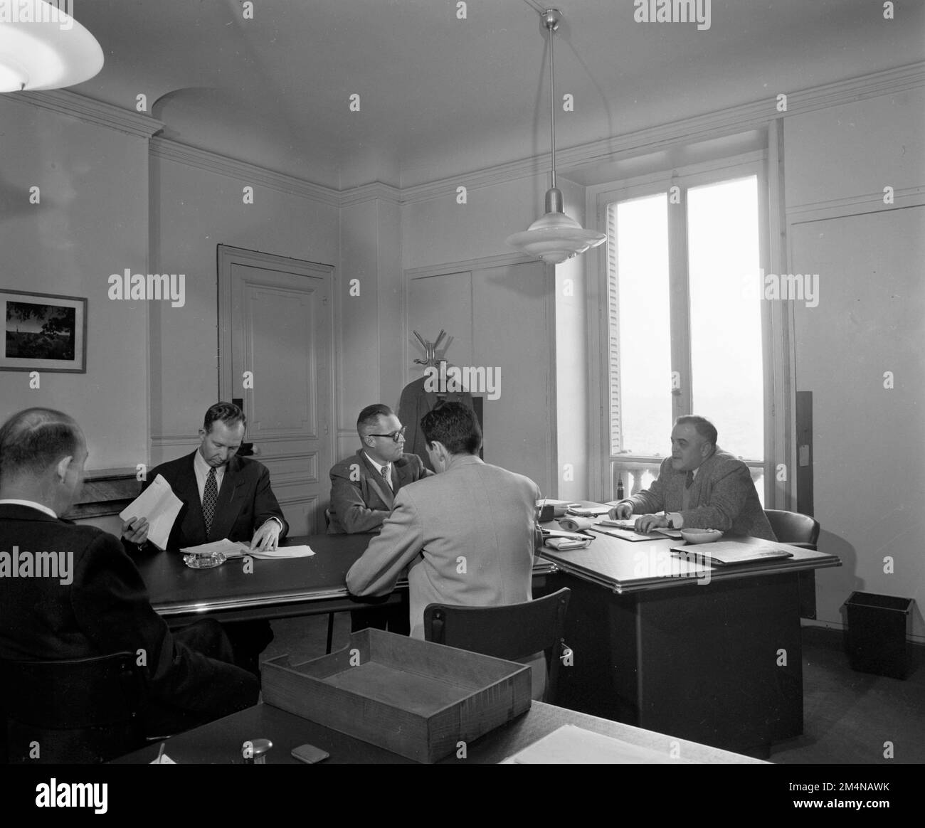 Faisanderie and MSA Garage. Photographs of Marshall Plan Programs ...