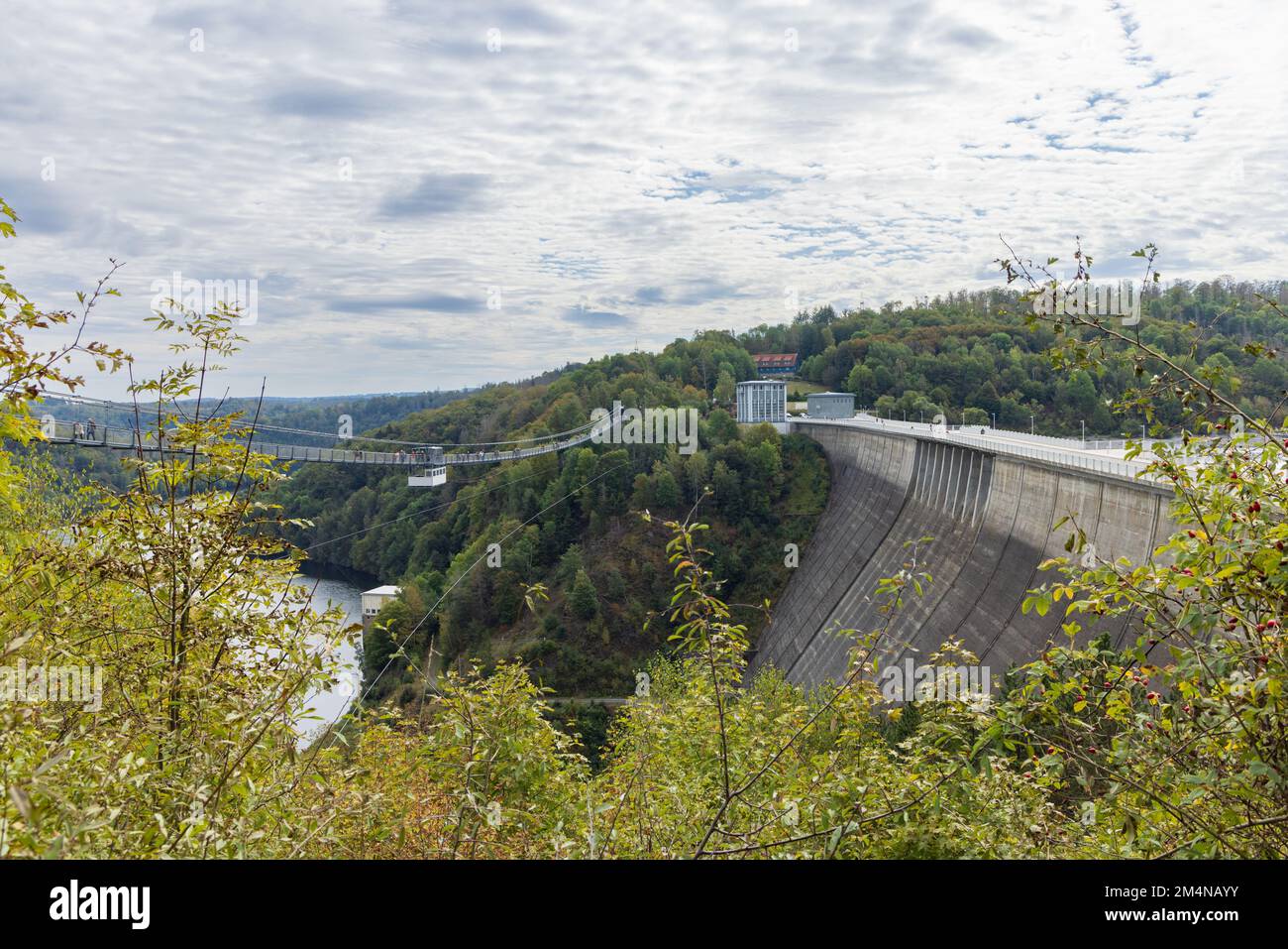 Titan RT Suspension bridge and Giga swing in Elbingerode, Oberharz am ...
