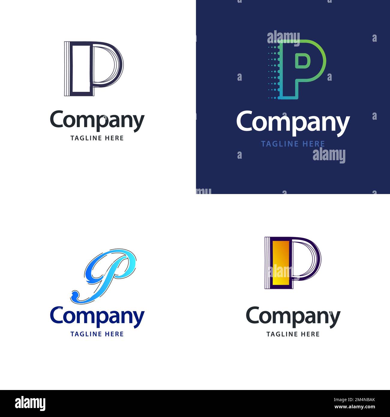 Striped letter p Stock Vector Images - Alamy