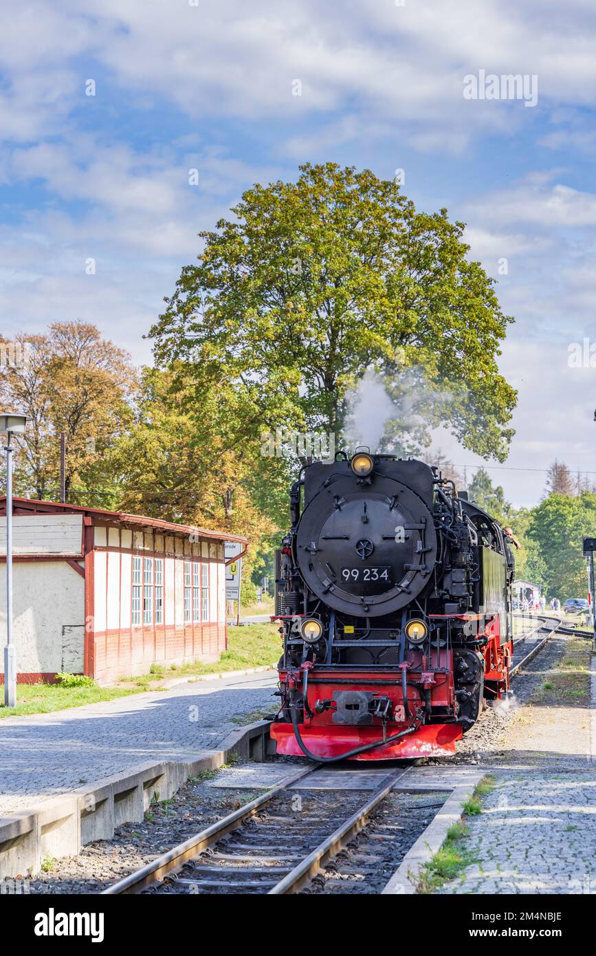 Drei Annen Hohne, Germany - September 13, 2022: The Brockenbahn ...