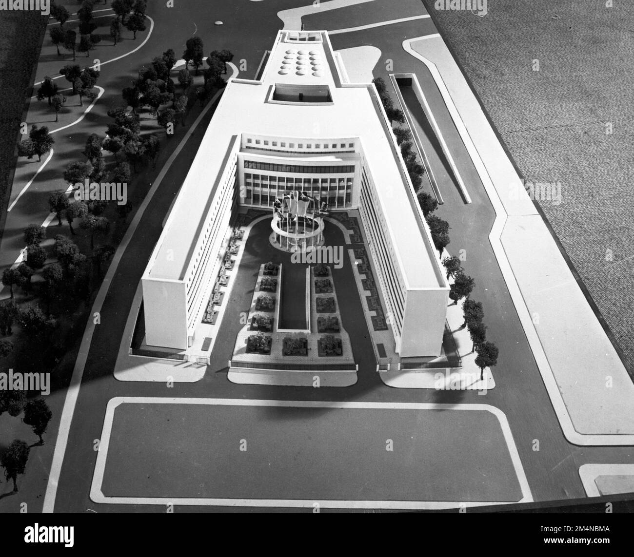 NATO Building in Paris. Photographs of Marshall Plan Programs, Exhibits ...