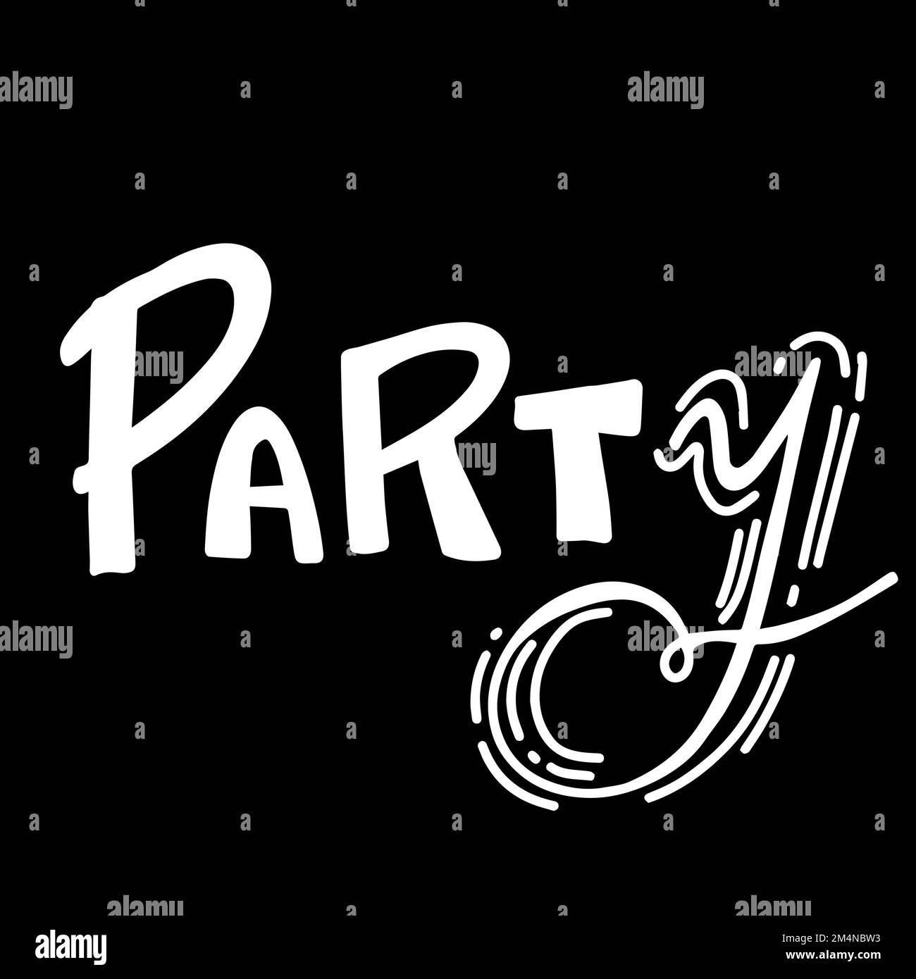 Hand drawn, doodle party set. Sketch icons for invitation, flyer ...