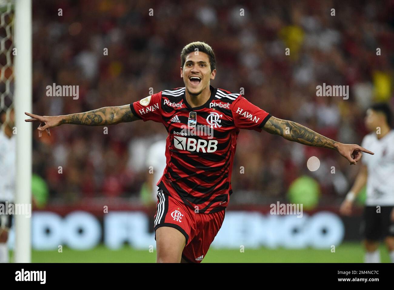 Rio de Janeiro,Brazil,August 14, 2022.Football player Pedro do flamengo ...