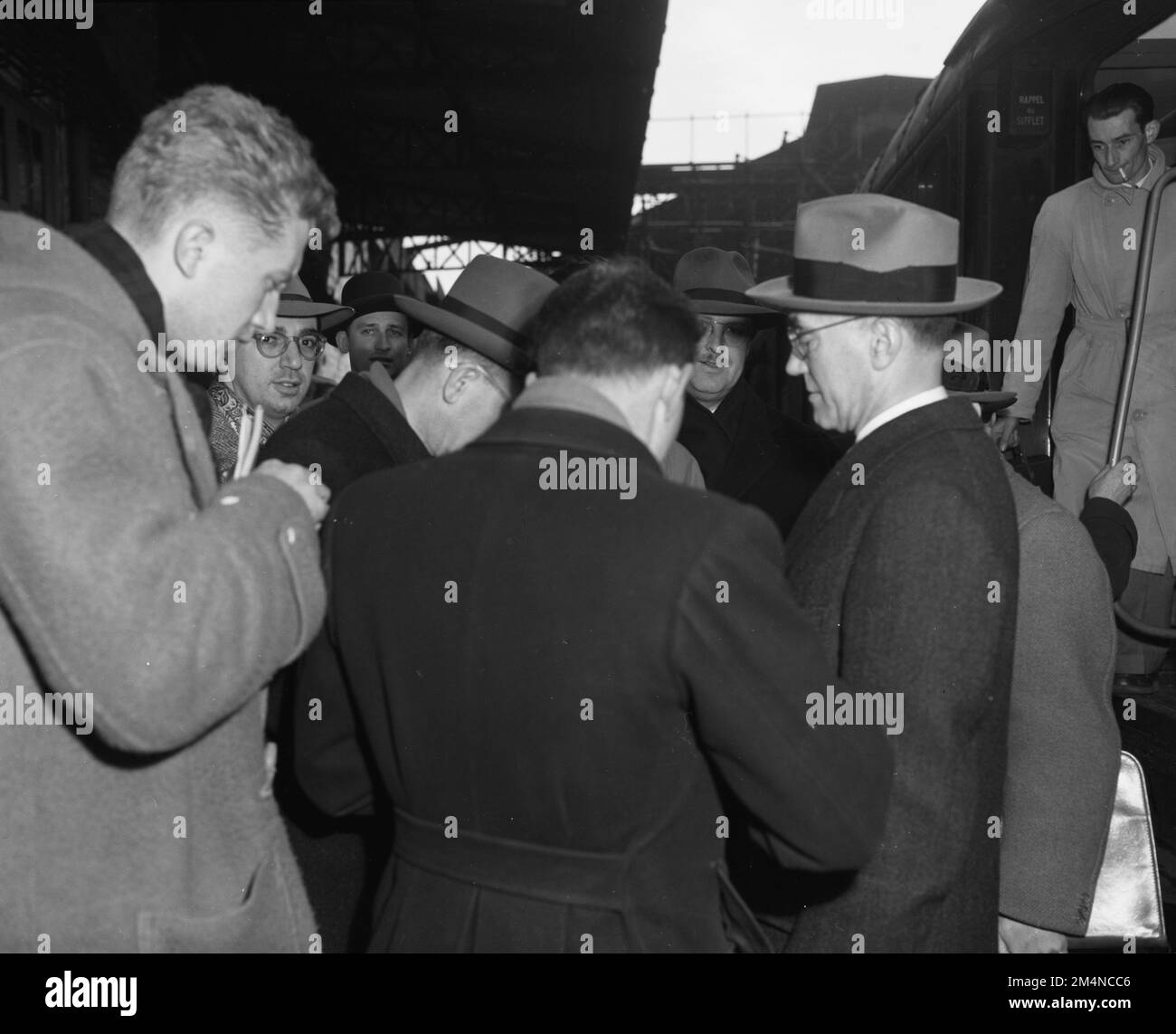 W. H. Draper Arrives in Paris. Photographs of Marshall Plan Programs ...