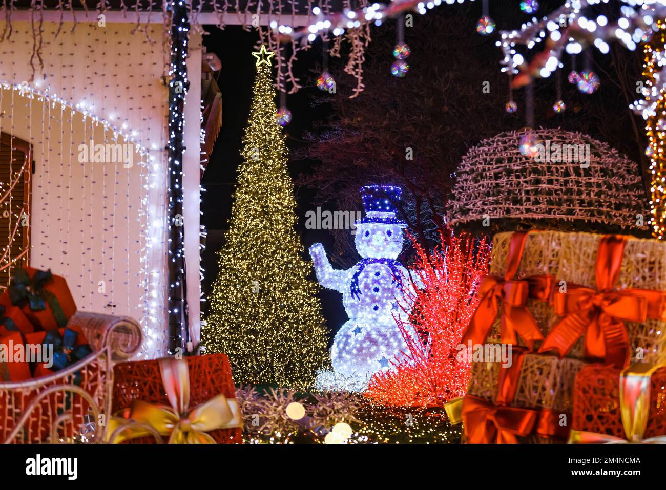 Milan, Italy. 19th Dec, 2022. A general view of the Casa Di Babbo ...
