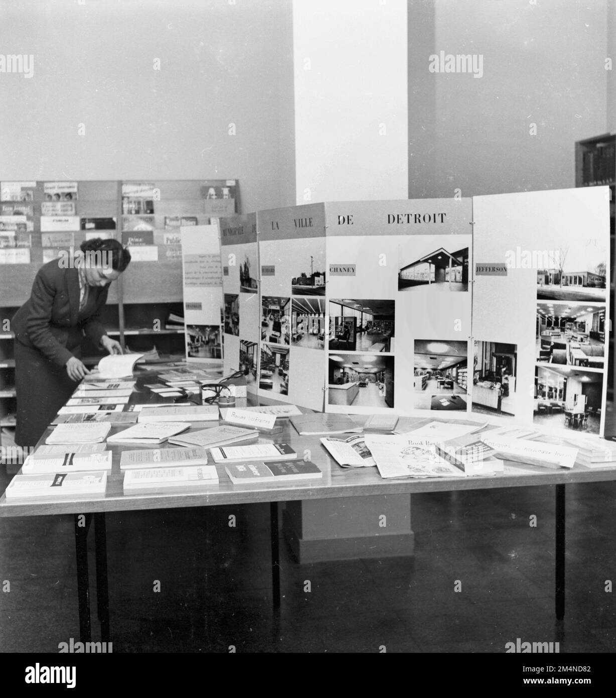 USIS, Tours, Library and Cultural Center. Photographs of Marshall Plan ...