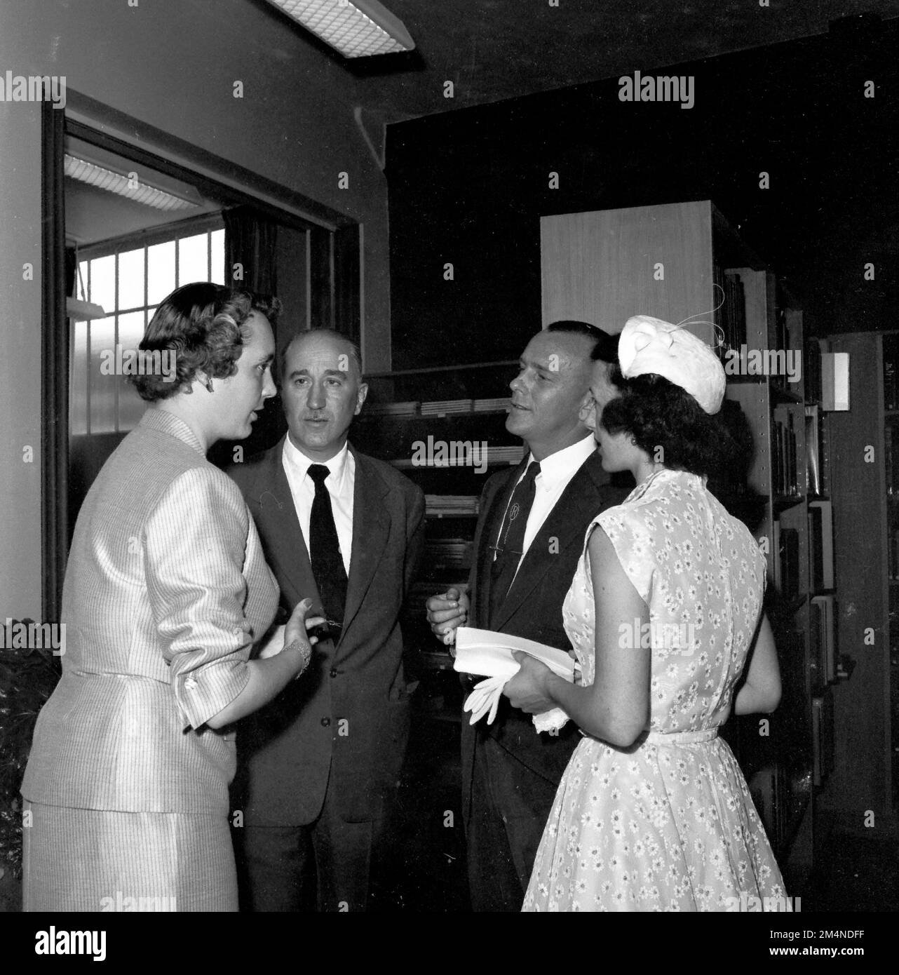 Inauguration by Douglas Dillon of New Tours PAO USIS Center ...