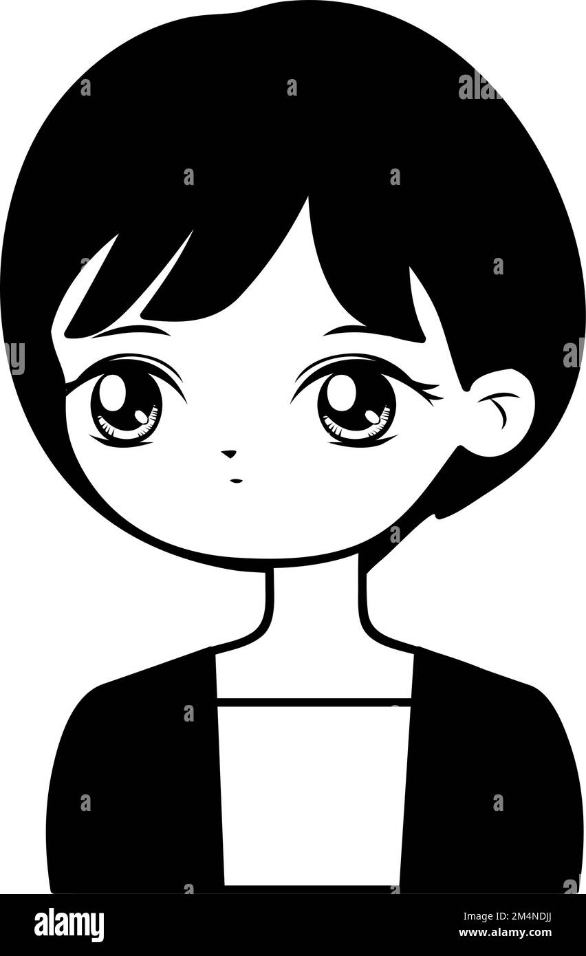 anime female design Stock Vector Image & Art - Alamy