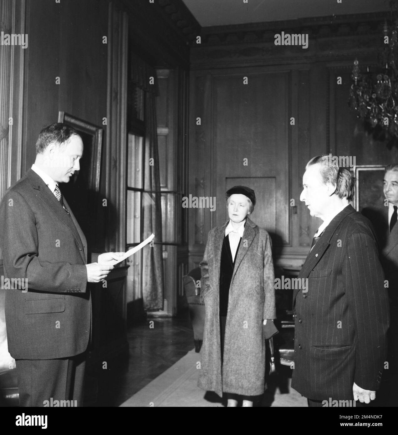 Arthur Honegger, Ambassador Dillon. Photographs of Marshall Plan ...