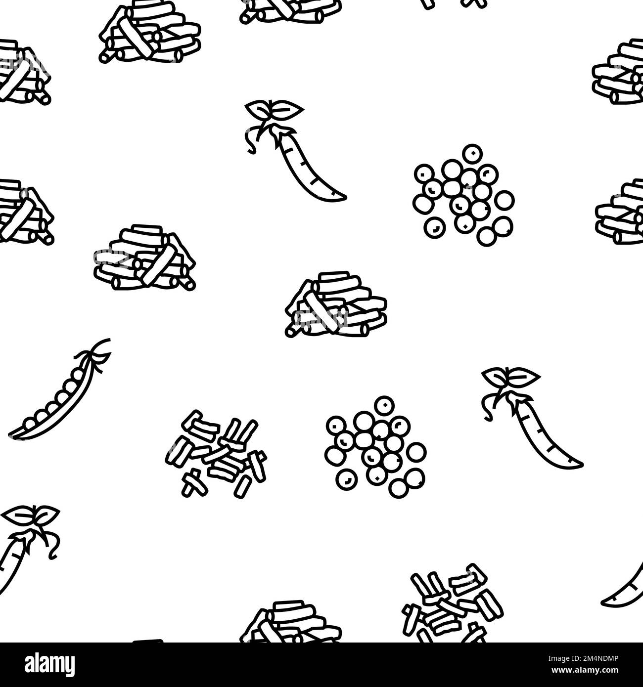 soy bean food pea green vector seamless pattern Stock Vector Image ...