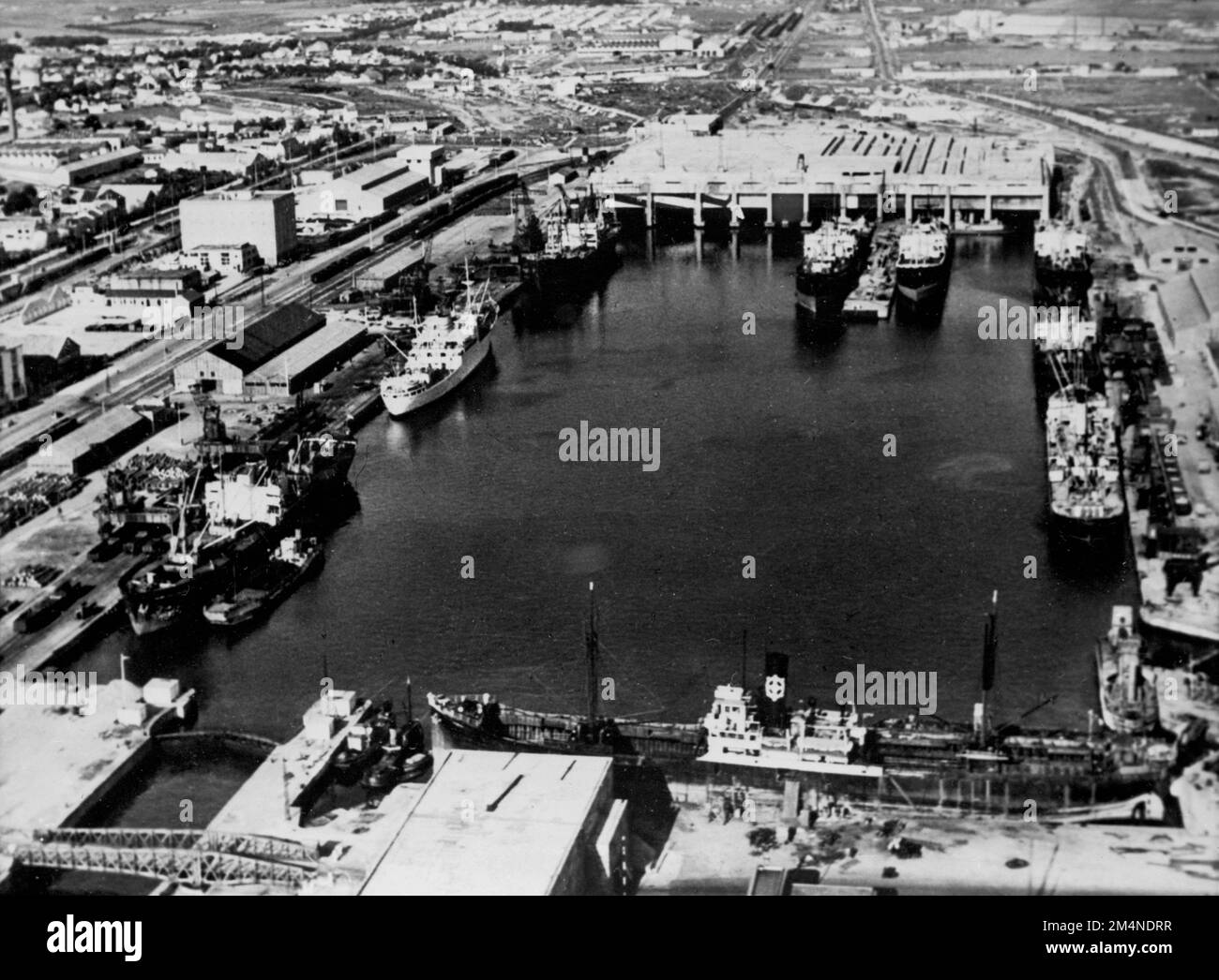 La Pallice Port Near By La Rochelle. Photographs of Marshall Plan ...