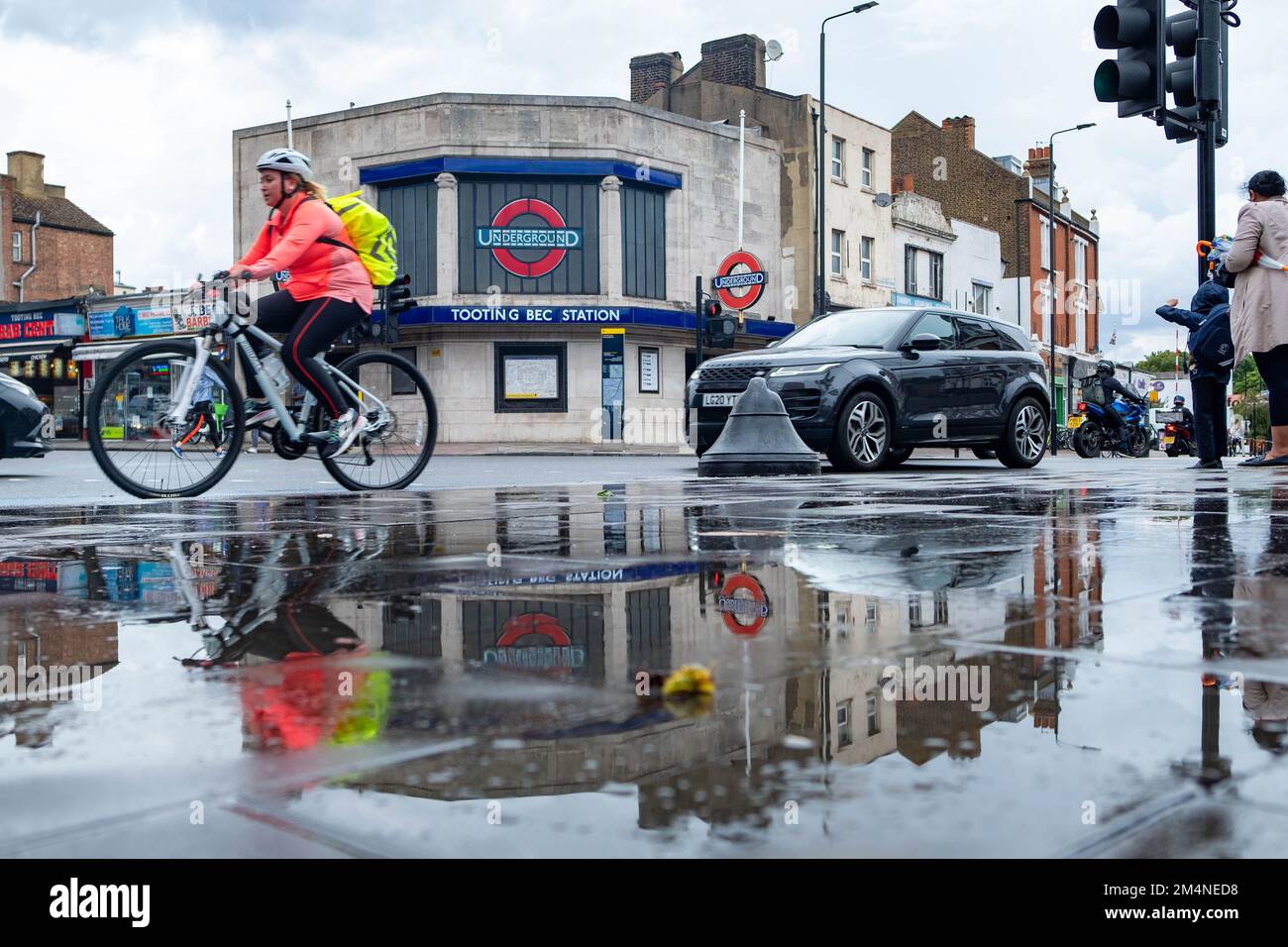 London- September 2022: Tooting Bec Underground Station, a Northern ...