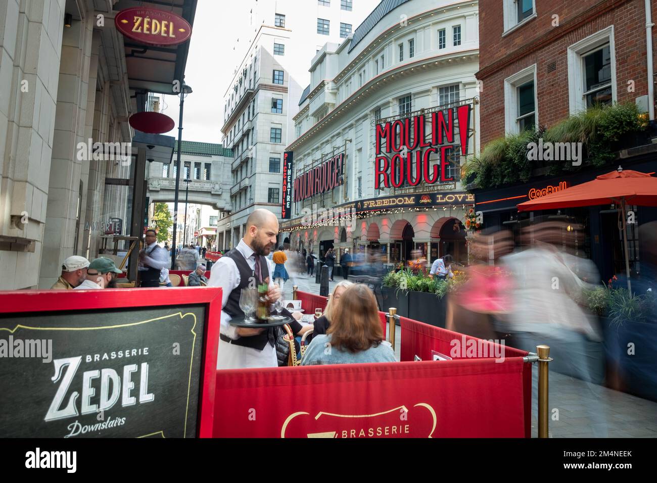 London- September 2022: Zedel restaurant in Piccadilly area of London's ...