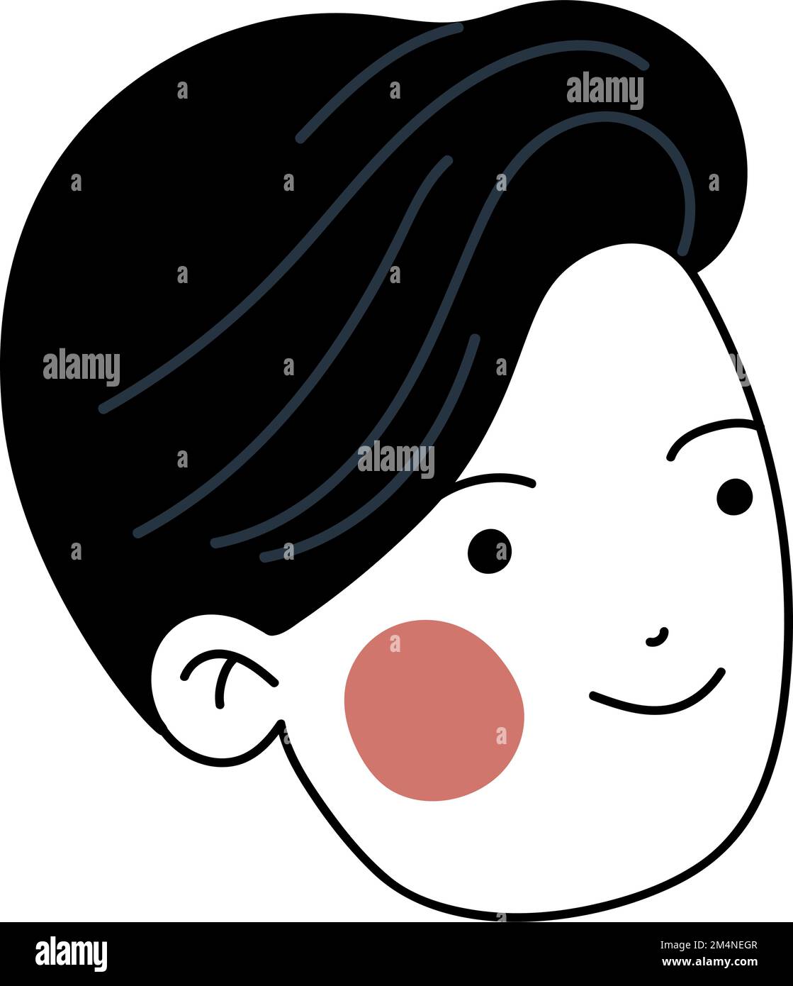 happy man face Stock Vector Image & Art - Alamy