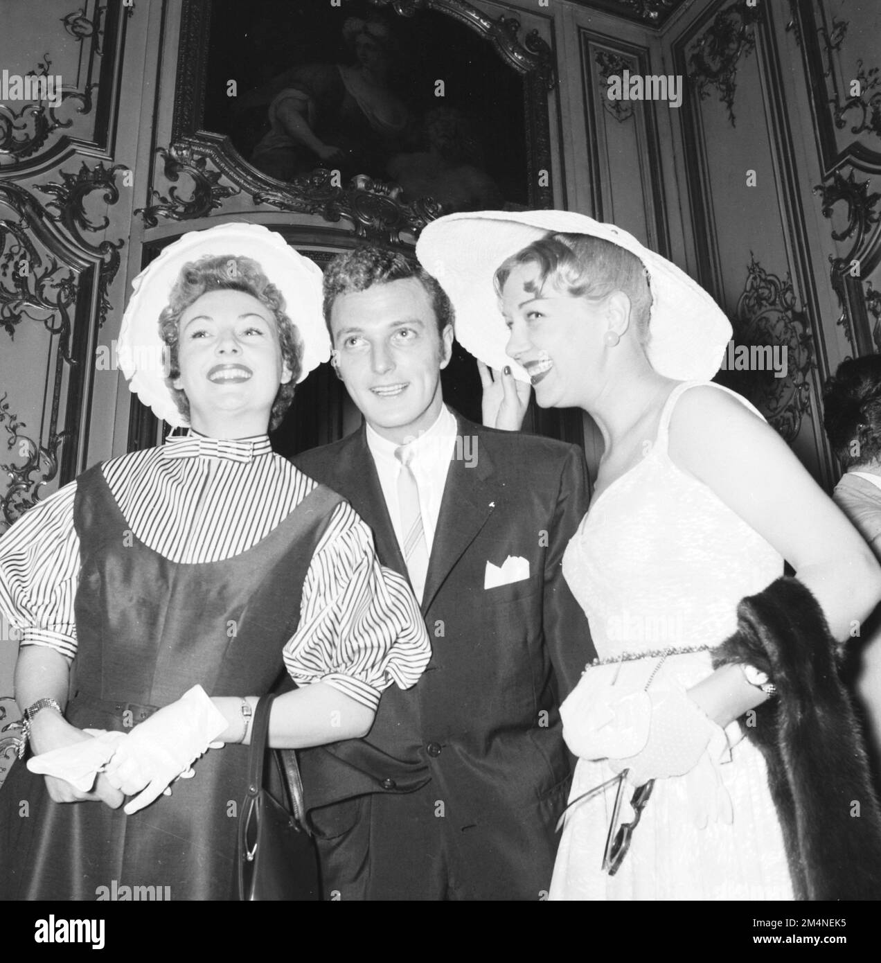 "Oklahoma" Actors at France-Amerique. Photographs of Marshall Plan ...