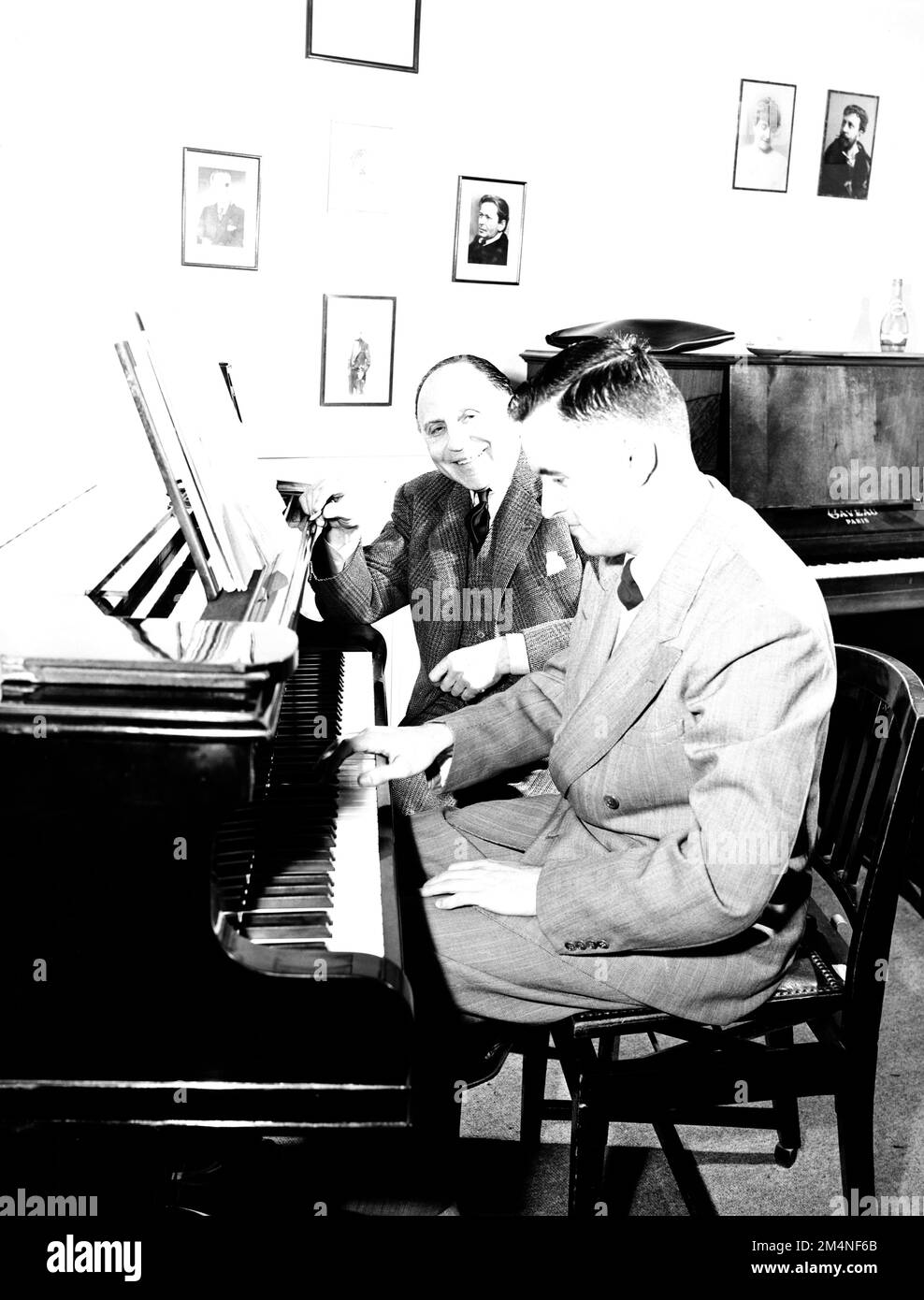 Richard Fabre, Fulbright Pianist, Pupil of Marcel Ciampi. Photographs ...