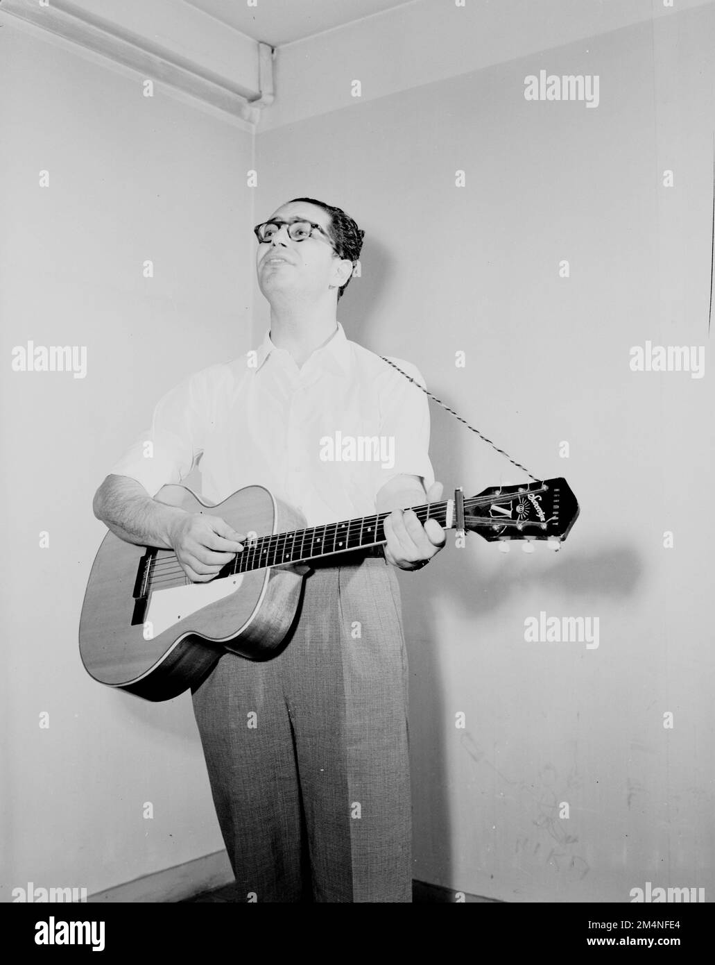 Visiting American Trade Unionist Sings. Photographs of Marshall Plan ...